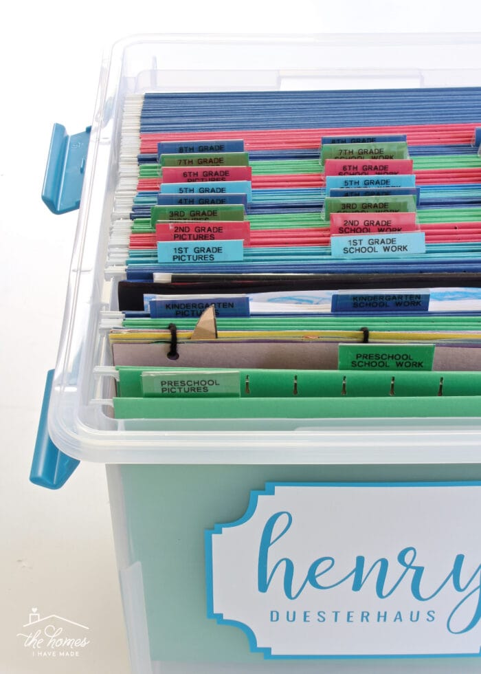 How to Organize Paperwork | Part 6: Ideas for Storing Kids School Papers