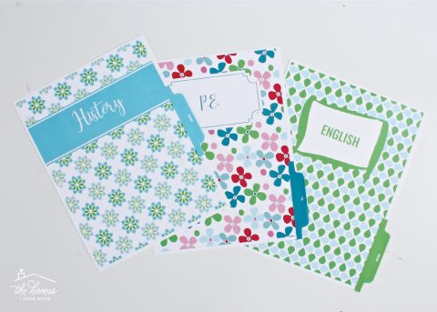 Printable Binder Covers and Tabs - The Homes I Have Made