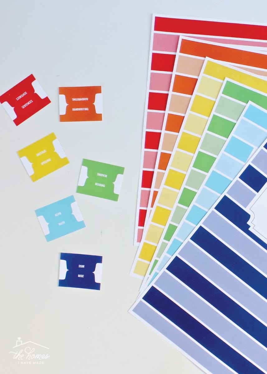 Printable Binder Covers and Tabs - The Homes I Have Made