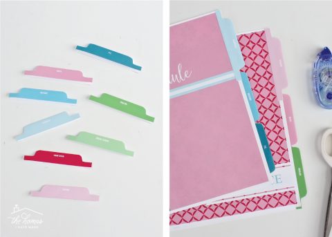 Printable Binder Covers and Tabs - The Homes I Have Made