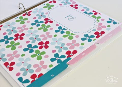Printable Binder Covers and Tabs - The Homes I Have Made