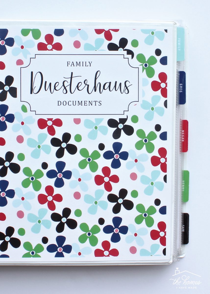 Printable Binder Covers and Tabs - The Homes I Have Made