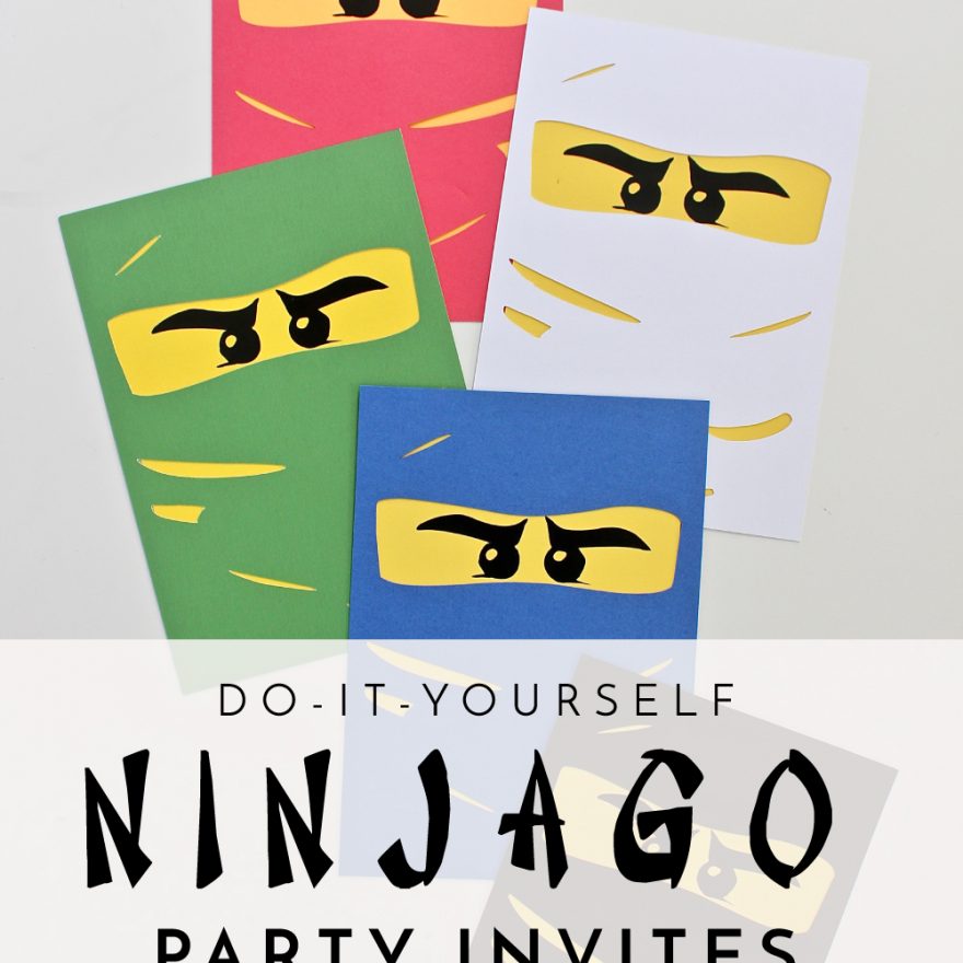 DIY Ninjago Party Invitations | The Homes I Have Made