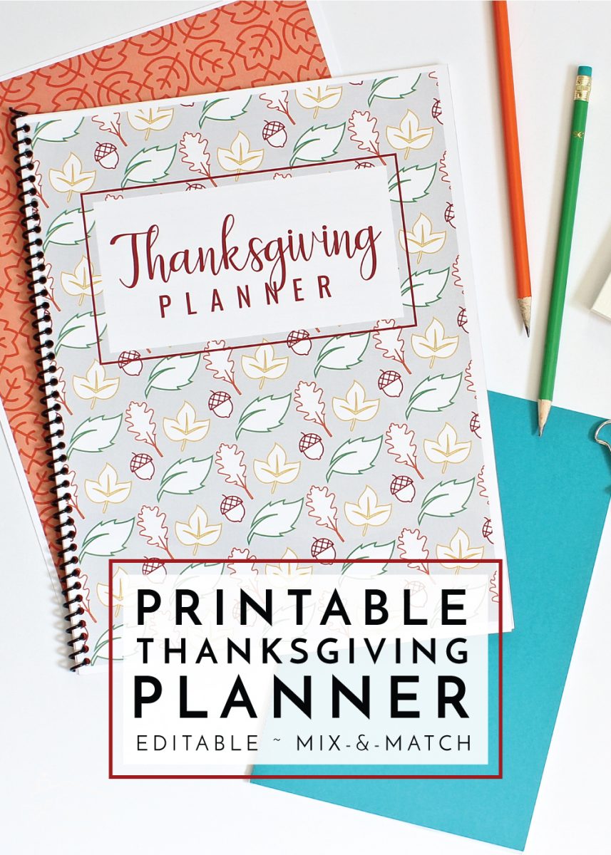 Printable Thanksgiving Planner - The Homes I Have Made