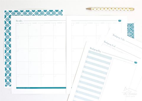 Printable Thanksgiving Planner - The Homes I Have Made