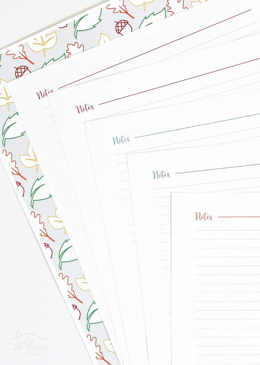 Printable Thanksgiving Planner - The Homes I Have Made