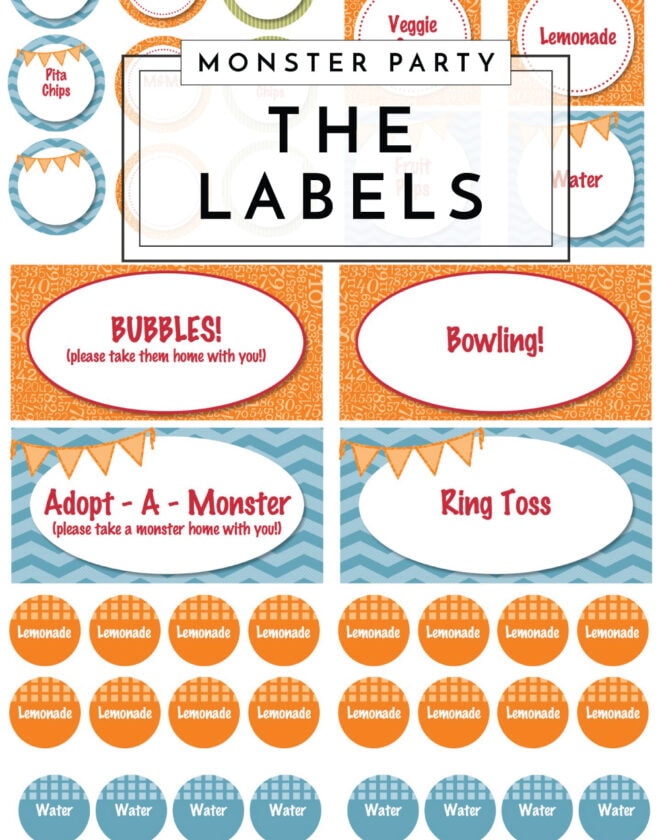 Monster Birthday Party Ideas - The Homes I Have Made