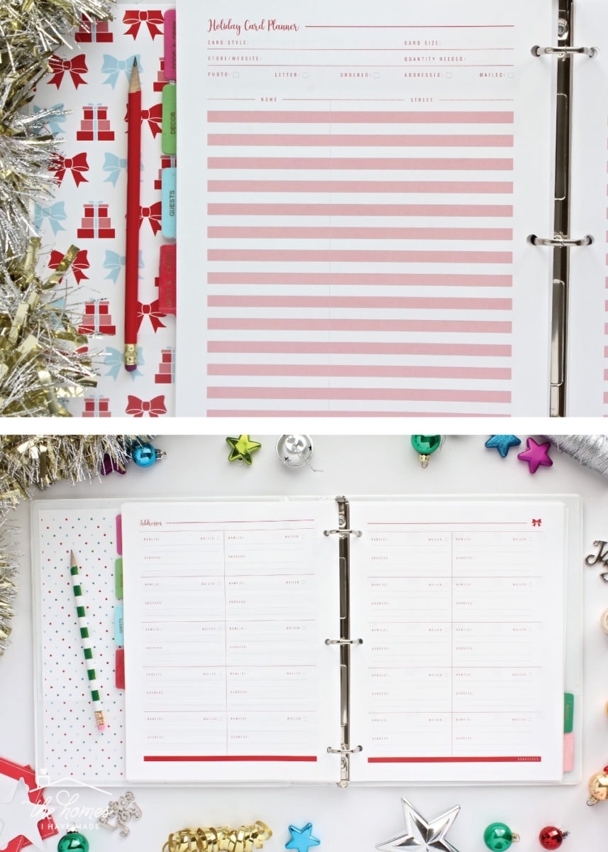 Printable Holiday/Christmas Planner - The Homes I Have Made