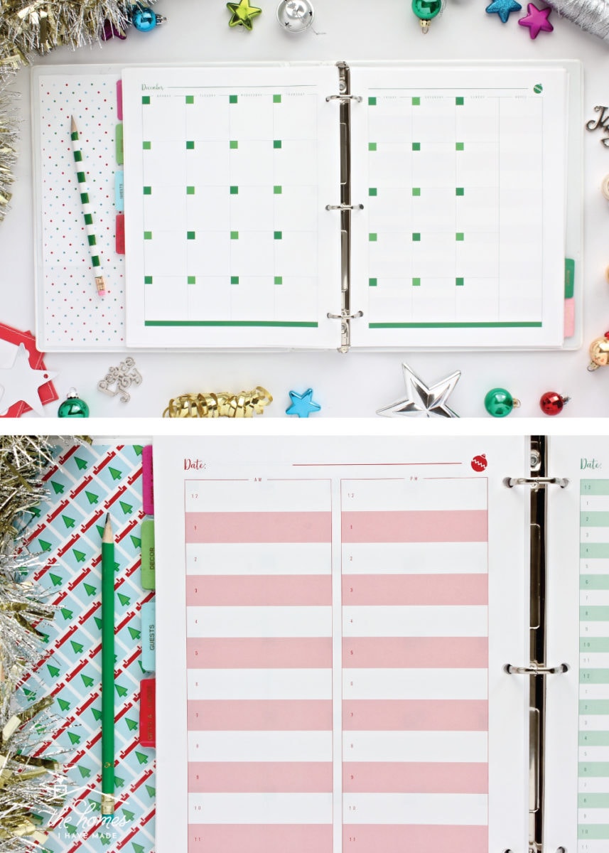 Printable Holiday/Christmas Planner - The Homes I Have Made
