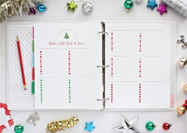 Printable Holiday/Christmas Planner - The Homes I Have Made