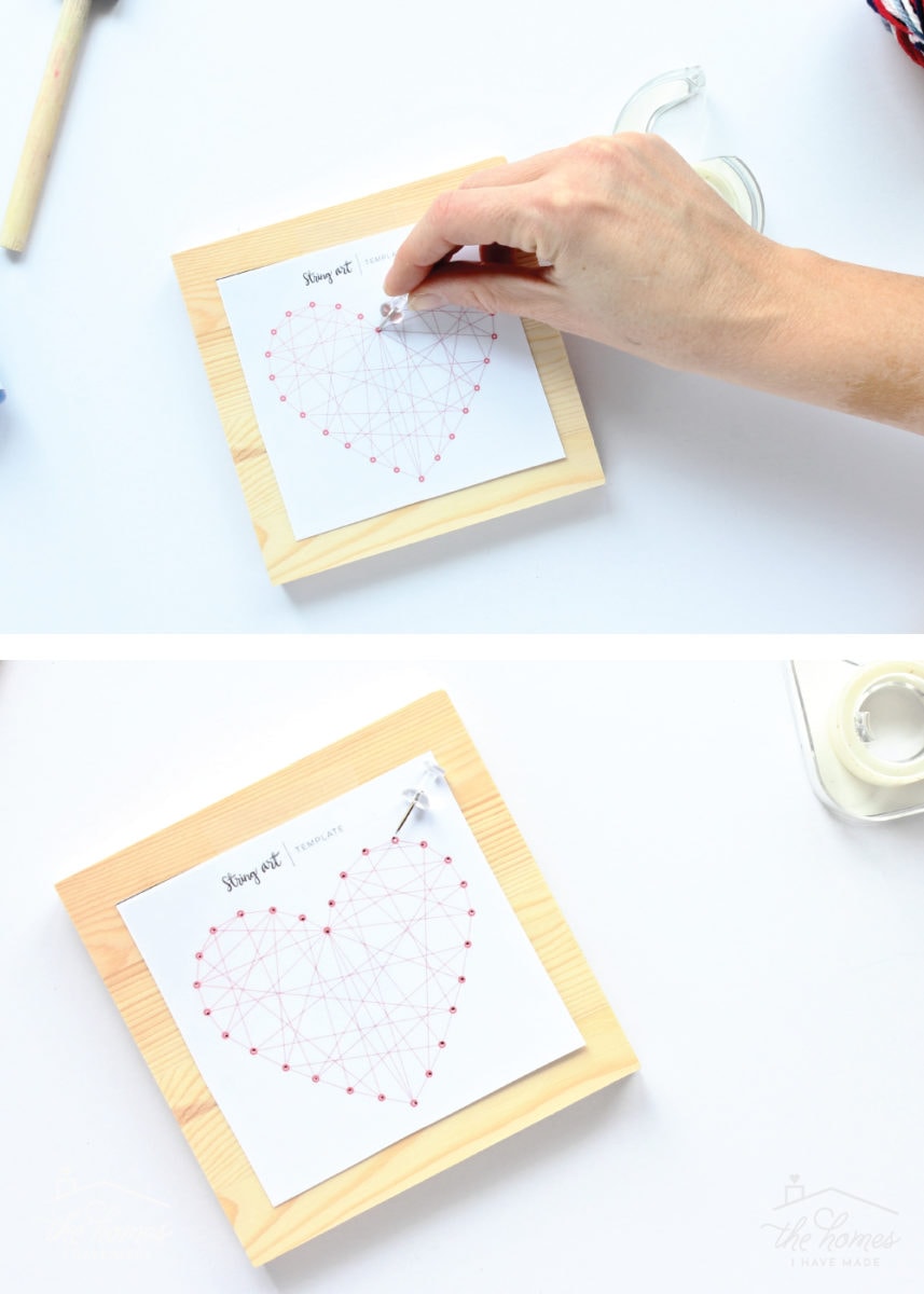 Easy DIY String Art Gift Idea (Perfect for Kids!) - The Homes I Have Made