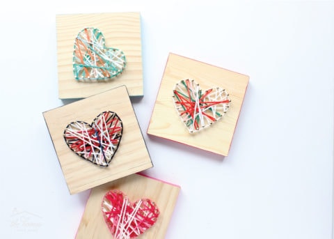 Easy DIY String Art Gift Idea (Perfect for Kids!) - The Homes I Have Made