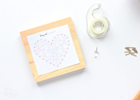 Easy DIY String Art Gift Idea (Perfect for Kids!) - The Homes I Have Made
