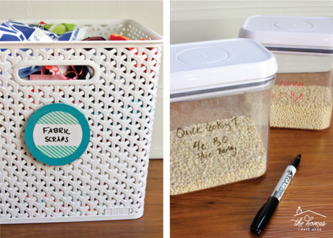70+ Creative Ways to Label Baskets & More! - The Homes I Have Made