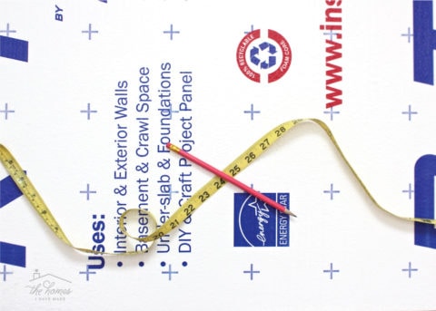 How to Make a Window Valance with Foam Insulation - The Homes I Have Made