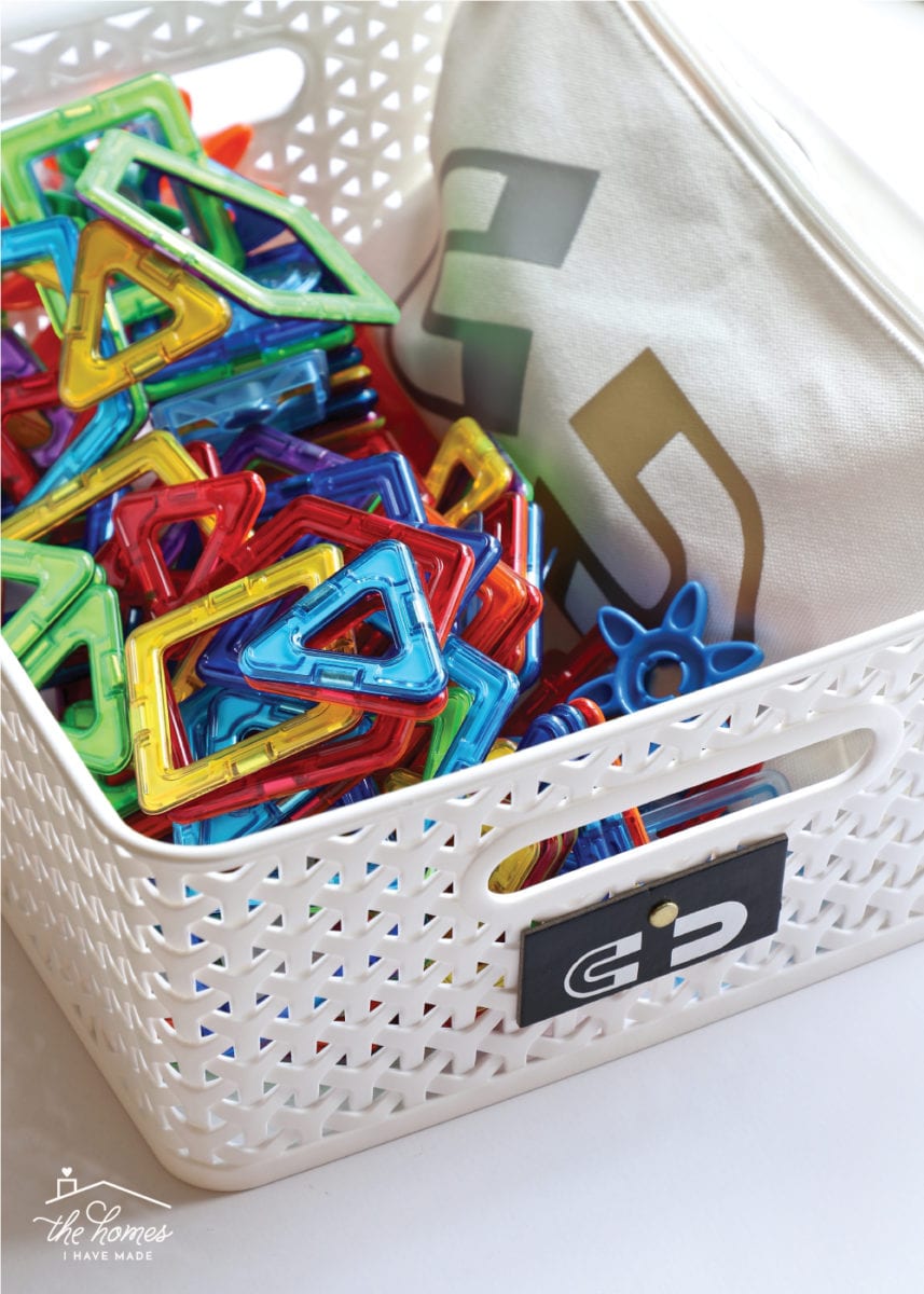 Tiny Toy Storage Bags with Iron-On Labels - The Homes I Have Made