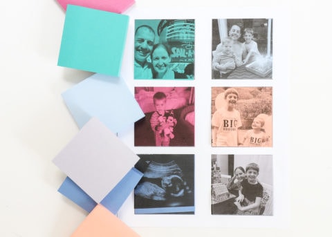 How to Print Photos Onto Post-It Notes - The Homes I Have Made