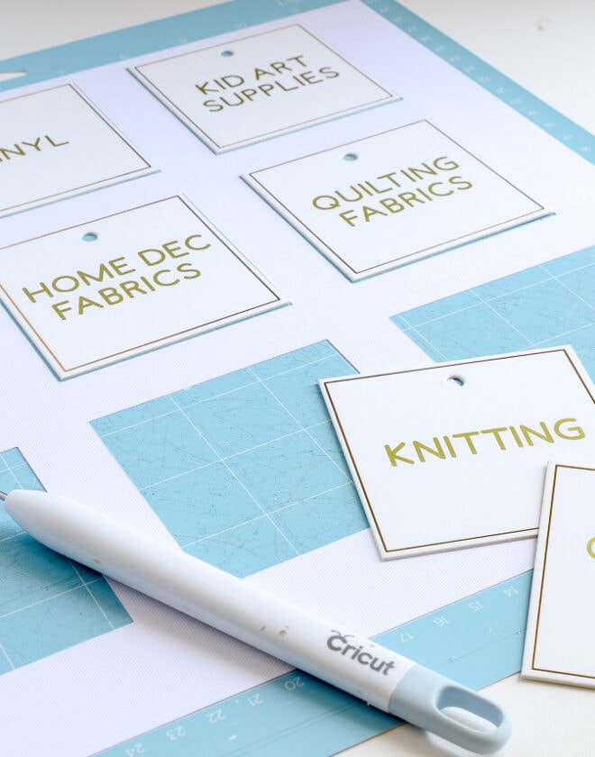 Cricut Labels - The Homes I Have Made