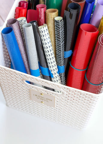 Easy & Practical Ideas for Storing Vinyl Rolls - The Homes I Have Made