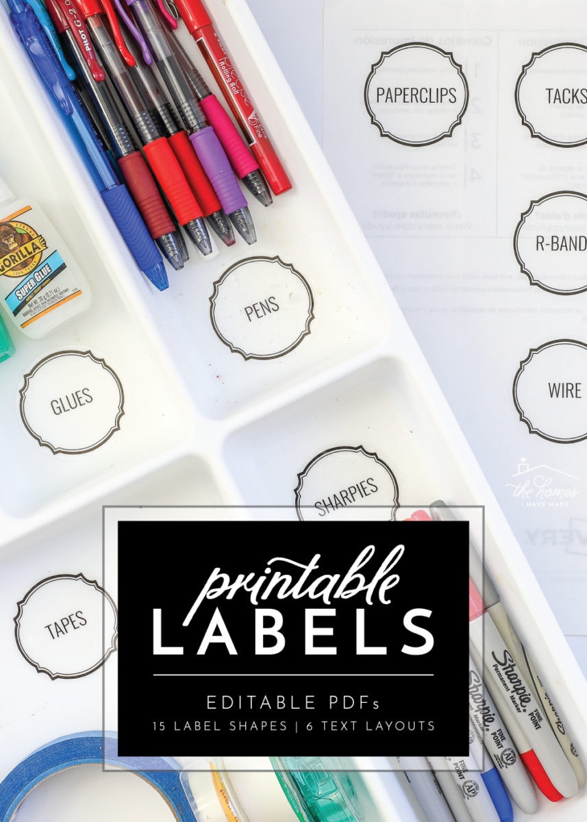 The Ultimate Set of Printable Labels - The Homes I Have Made