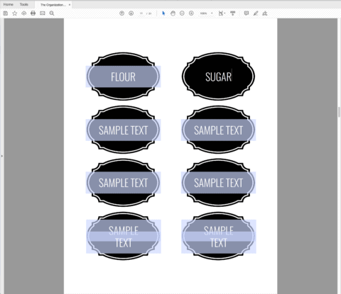 The Ultimate Set of Printable Labels - The Homes I Have Made