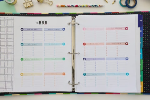 The Family HUB | the Ultimate Home Management Binder System - The Homes ...