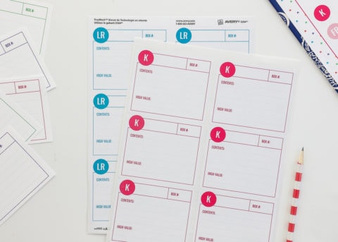 Printable Moving Box Labels & Inventories - The Homes I Have Made