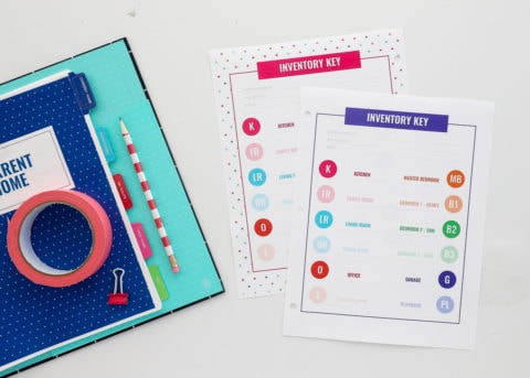 Printable Moving Box Labels & Inventories - The Homes I Have Made