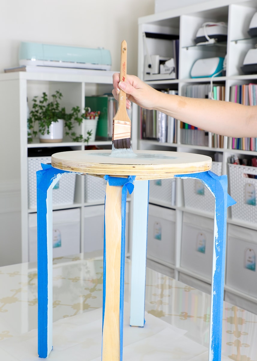 DIY Painted Stacking Stools - The Homes I Have Made