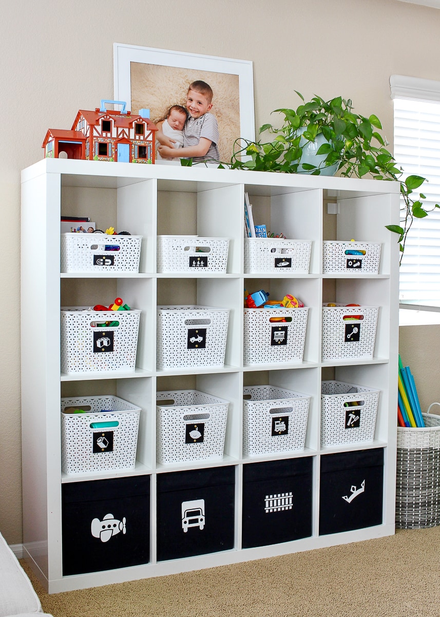 Creative Ways to Label IKEA DRONA Bins - The Homes I Have Made