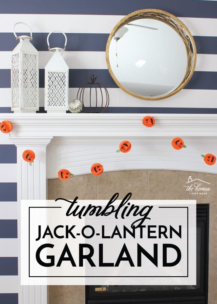 DIY Jack-O-Lantern Garland - The Homes I Have Made