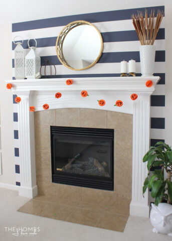 DIY Jack-O-Lantern Garland - The Homes I Have Made