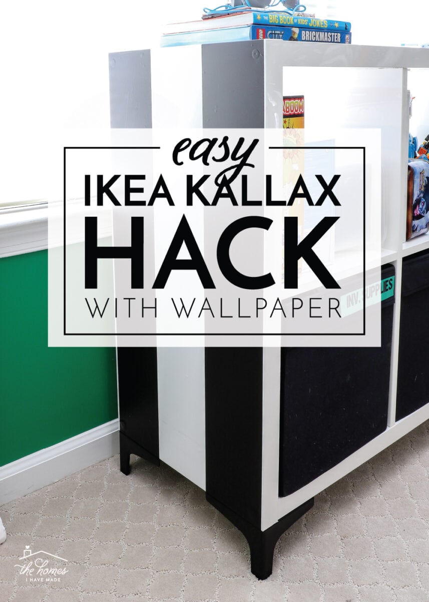 IKEA Kallax Hack With Wallpaper - The Homes I Have Made