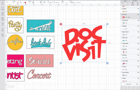 How to Use Print Then Cut on a Cricut - The Homes I Have Made