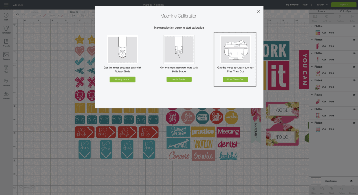 How to Use Print Then Cut on a Cricut - The Homes I Have Made