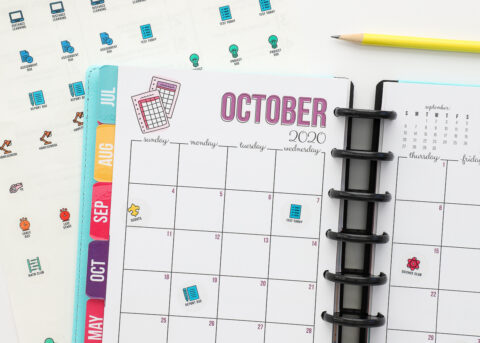 Student Planner Stickers (And Clever Ideas for Using Them!) - The Homes ...