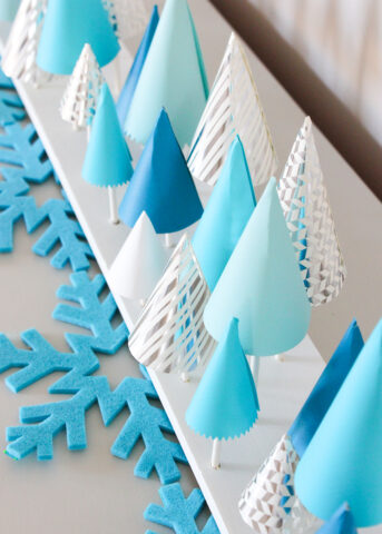 DIY Paper Winter Wonderland - The Homes I Have Made