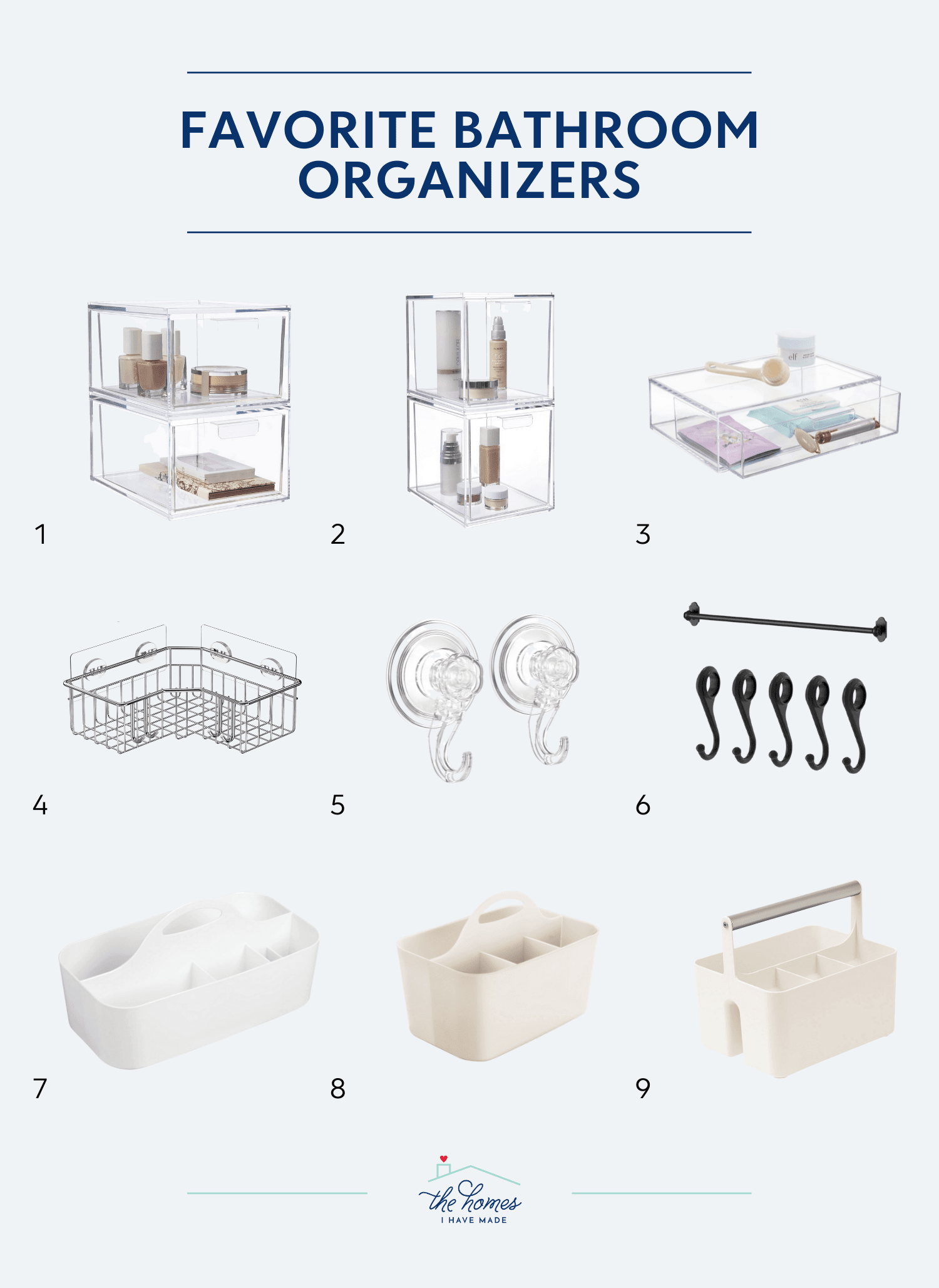 Smart Bathroom Storage Solutions (For Any Size Bathroom!)