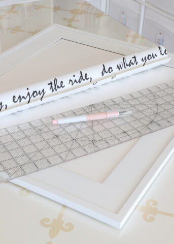 How to Frame Wallpaper as Art - The Homes I Have Made