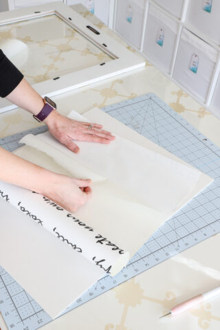 How to Frame Wallpaper as Art - The Homes I Have Made