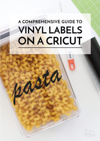 How to Make Vinyl Labels with a Cricut | A Comprehensive Guide