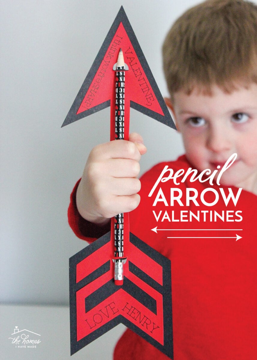 Pencil Arrow Valentines - The Homes I Have Made