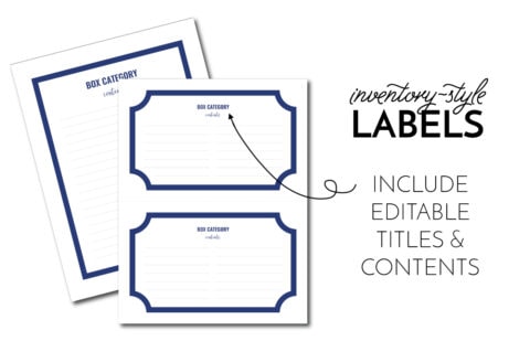 Printable Labels In EVERY Size! - The Homes I Have Made