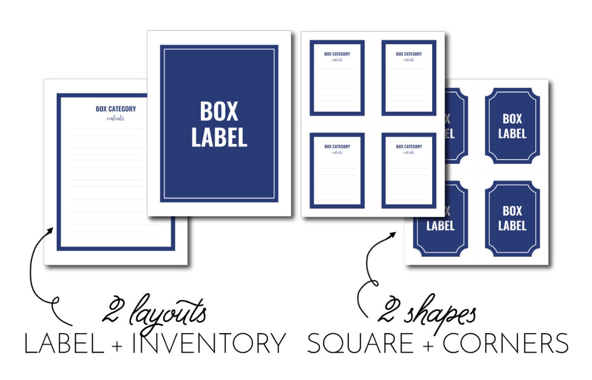 Printable Labels In EVERY Size! - The Homes I Have Made