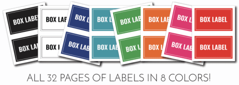 Printable Labels In EVERY Size! - The Homes I Have Made