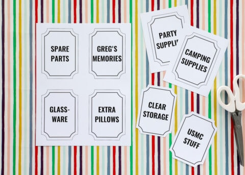 Printable Labels In EVERY Size! - The Homes I Have Made