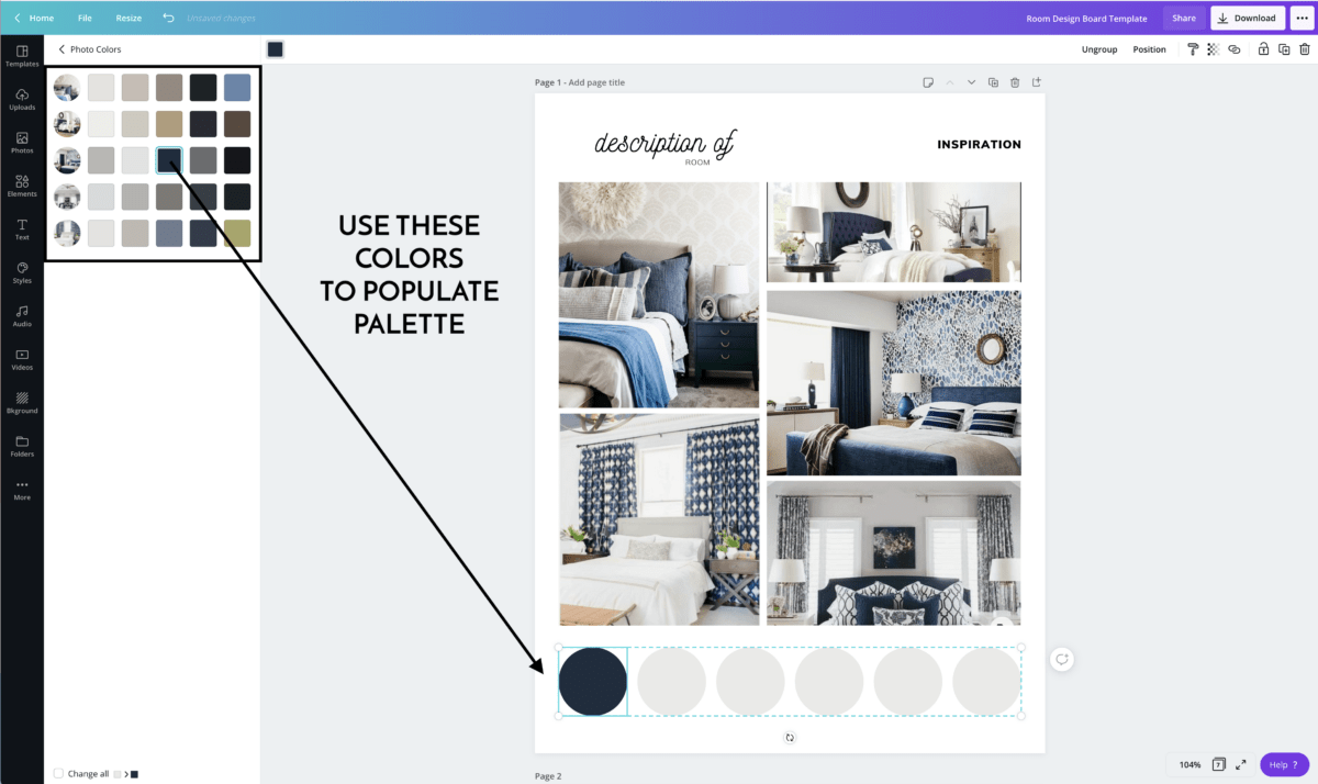 How To Make Design Boards on Canva (with Video & FREE Templates!) - The ...