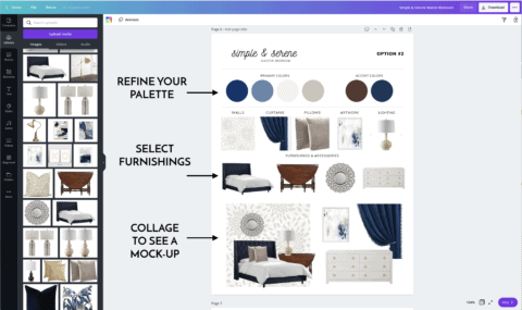 How To Make Design Boards on Canva (with Video & FREE Templates!) - The ...