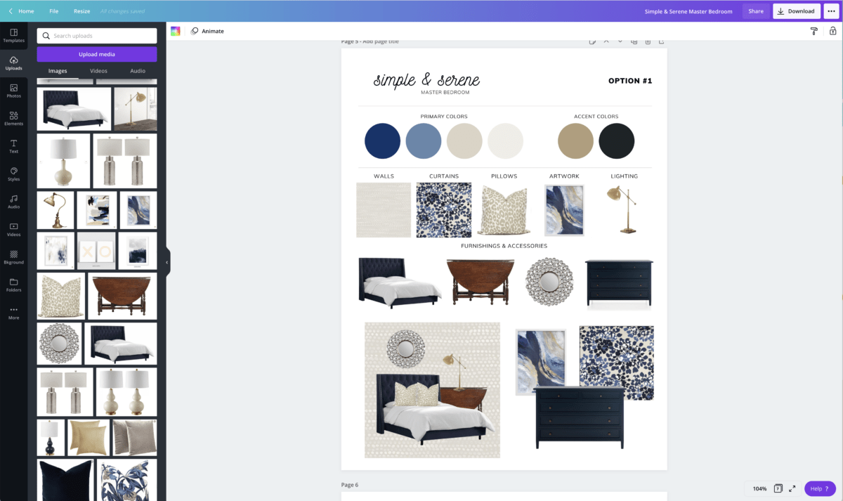 How To Make Design Boards on Canva (with Video & FREE Templates!) - The ...