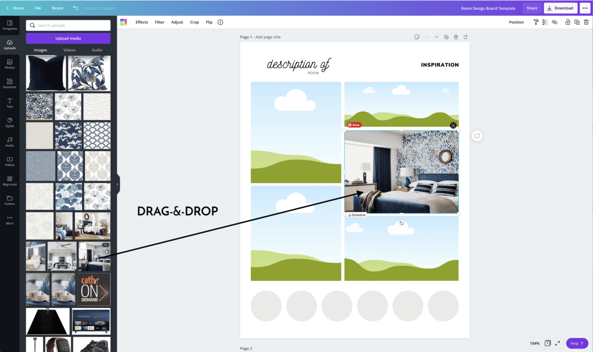 How To Make Design Boards on Canva (with Video & FREE Templates!) - The ...